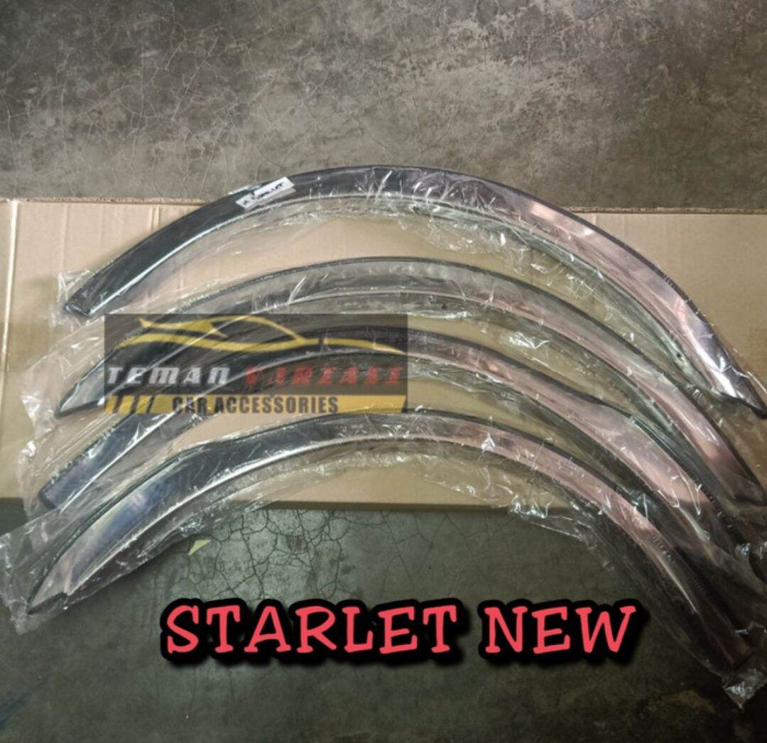FENDER TRIM OVER FENDER LIST LIS ATAS BAN FENDER TRIM MOBIL STARLET NEW ...