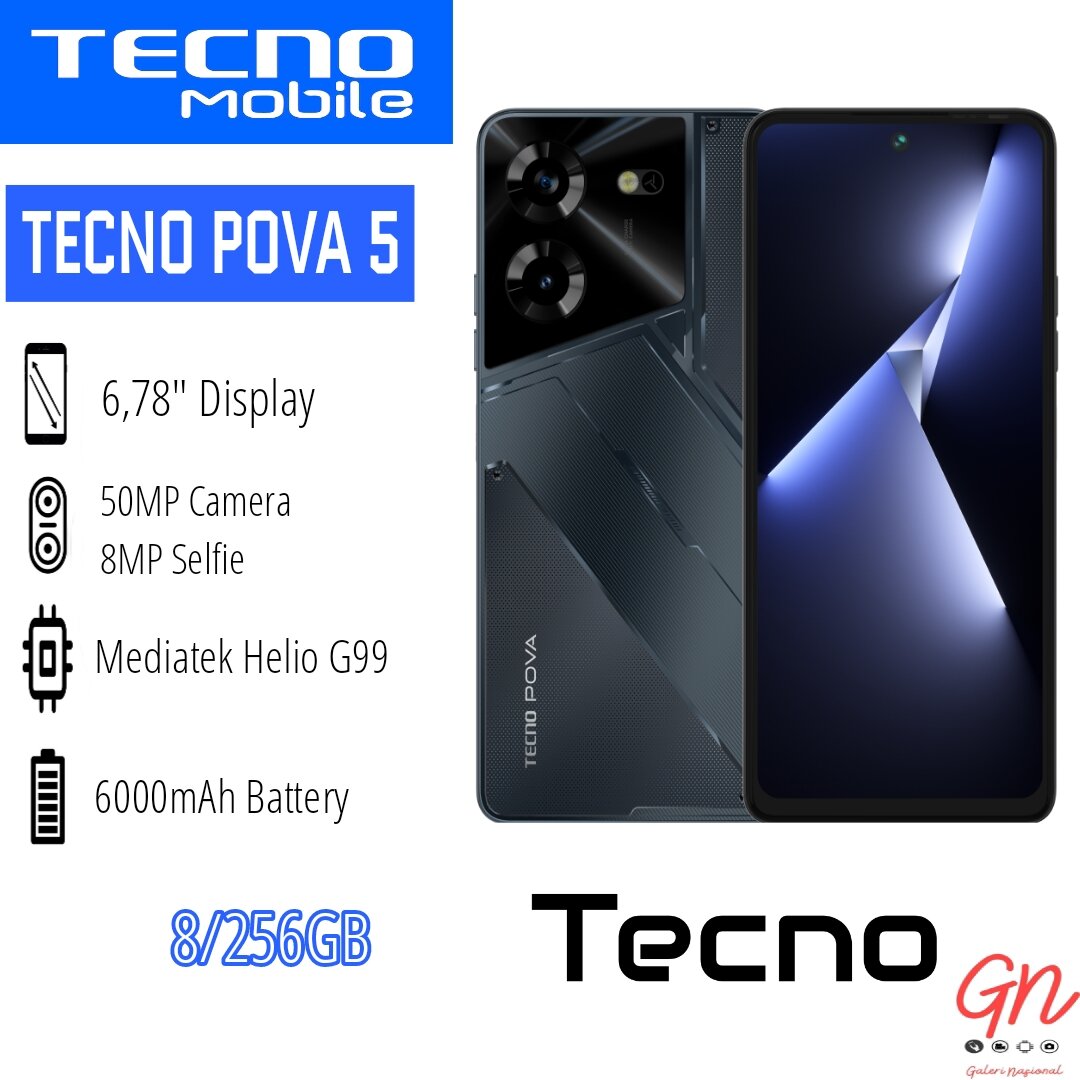 TECNO POVA 5 8/256GB GARANSI RESMI | Lazada Indonesia