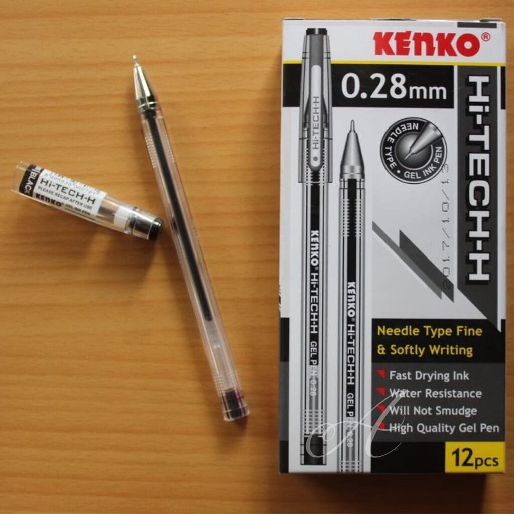 PULPEN KENKO HI-TECH HITAM ISI 12PCS | Lazada Indonesia