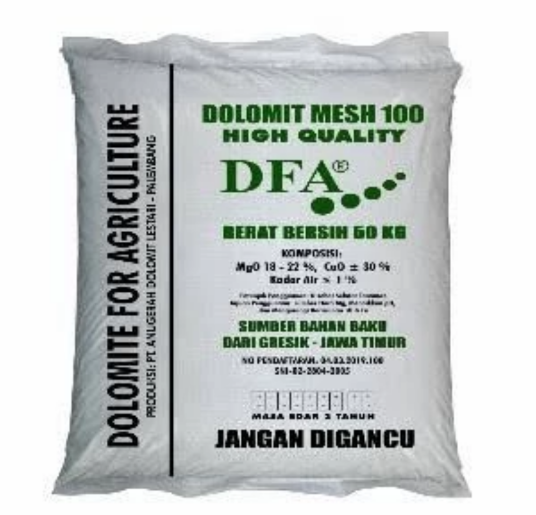 pupuk dolomite dfa mesh 100 kemasan 50 kg | Lazada Indonesia
