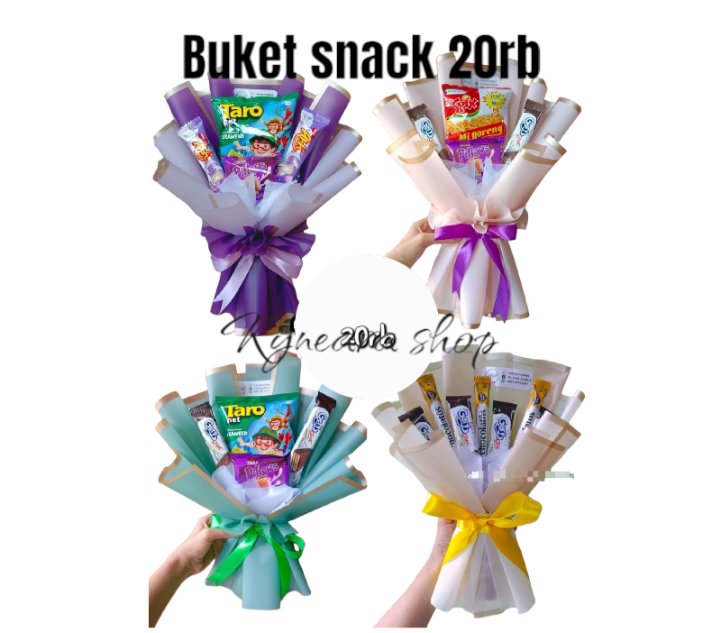 buket snack / buket jajan ulang tahun / buket wisuda | Lazada Indonesia