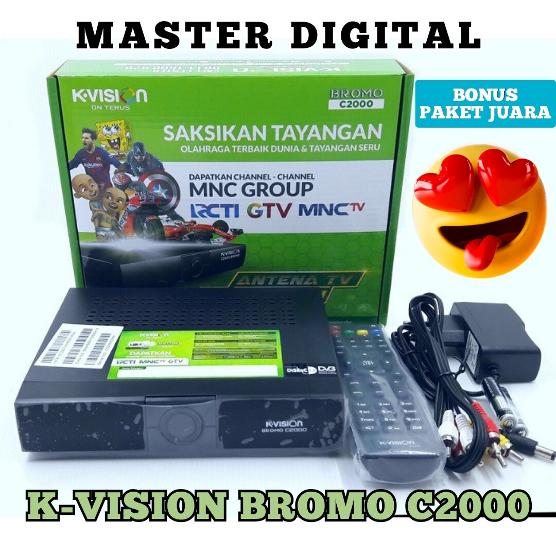 Receiver Parabola K-Vision Bromo C2000 HD | Lazada Indonesia