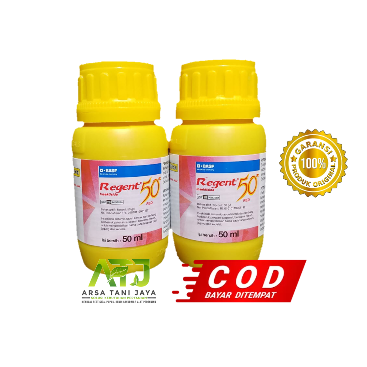 Insektisida Regent Red 50SC 50ML - Insektisida Perlakuan Benih | Lazada ...