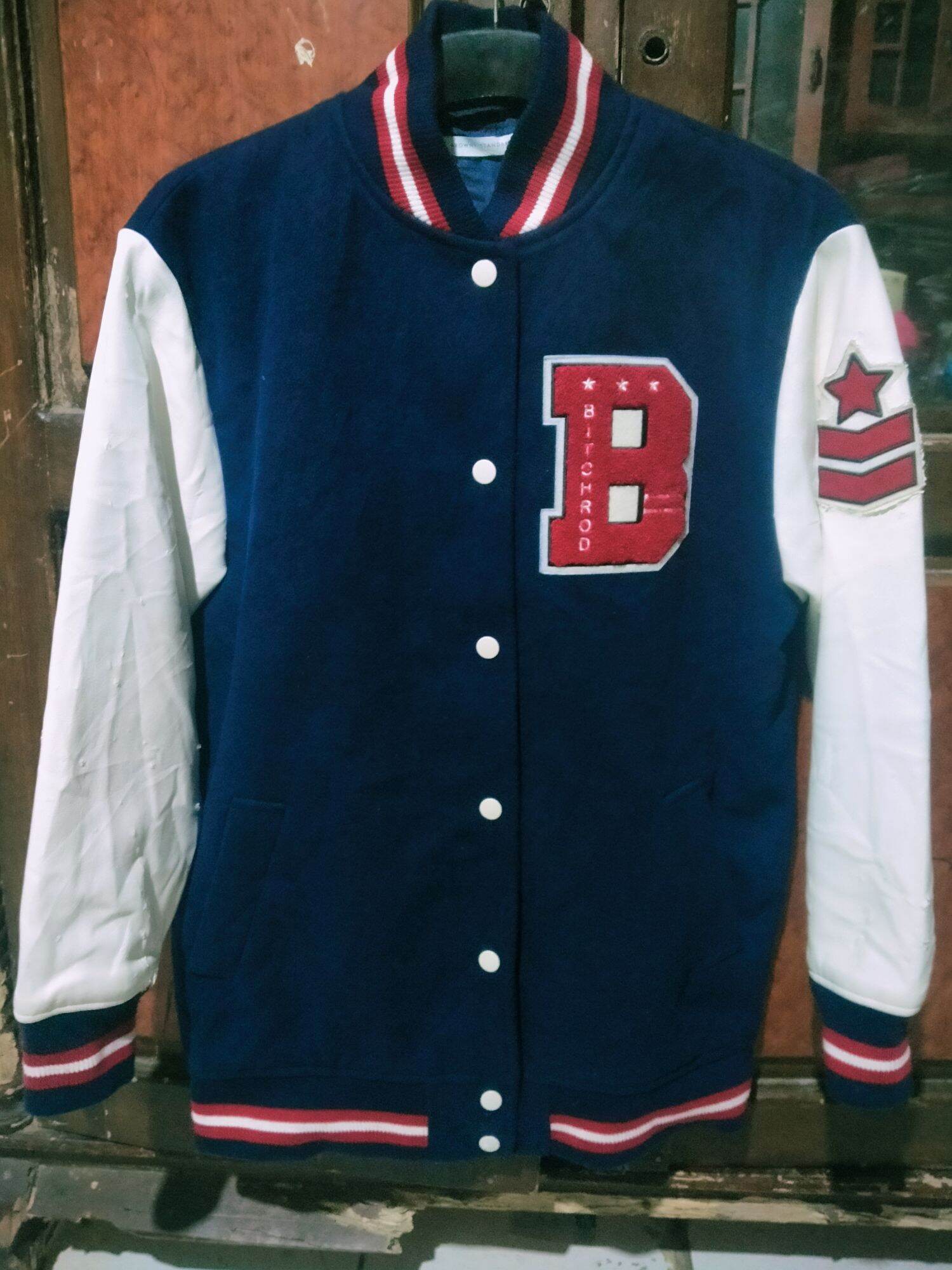 varsity tangan kulit / varsity browny standard second / varsity bahan ...