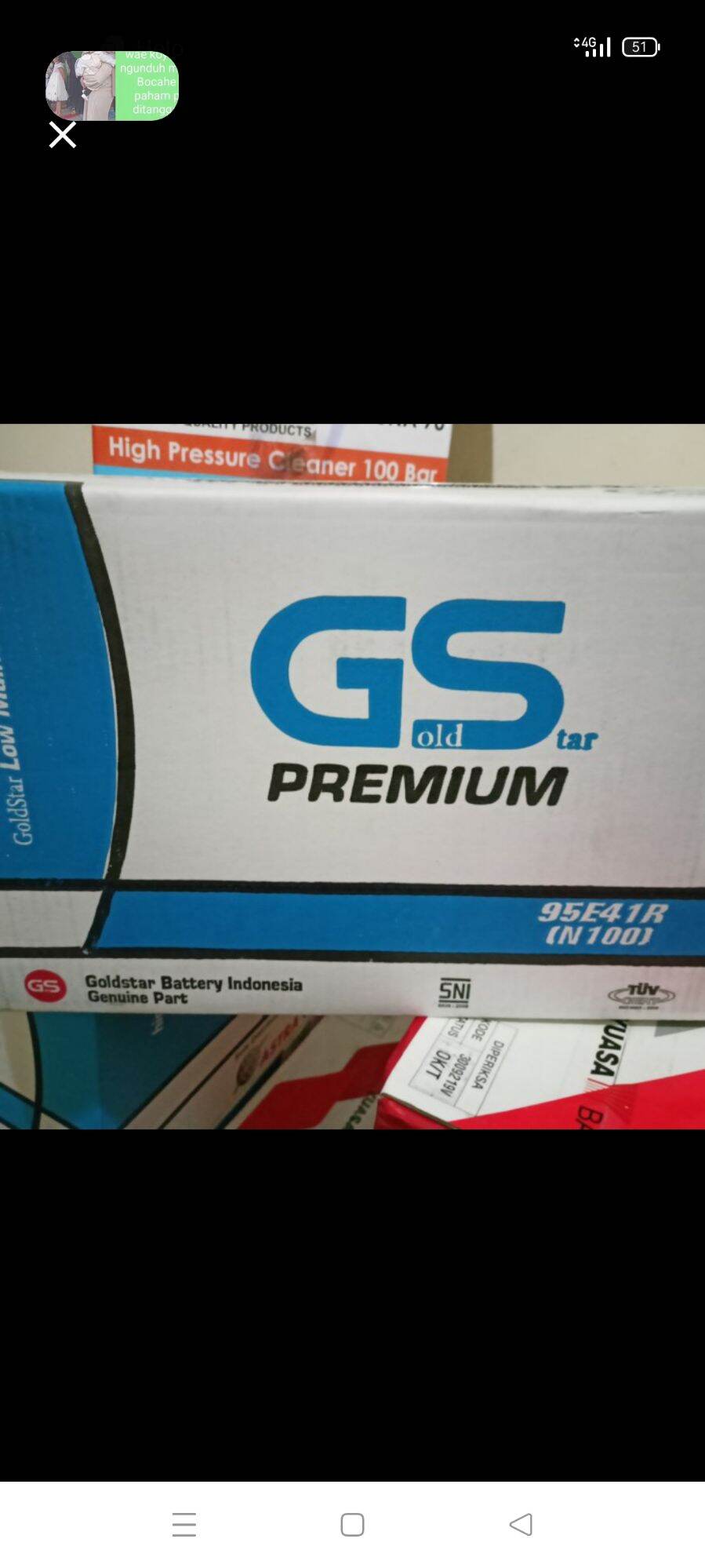 Aki Taft/ GS Premium N100 Goldstar / 12V100Ah Aki Rocky Dyna Komatsu Excavator | Lazada Indonesia