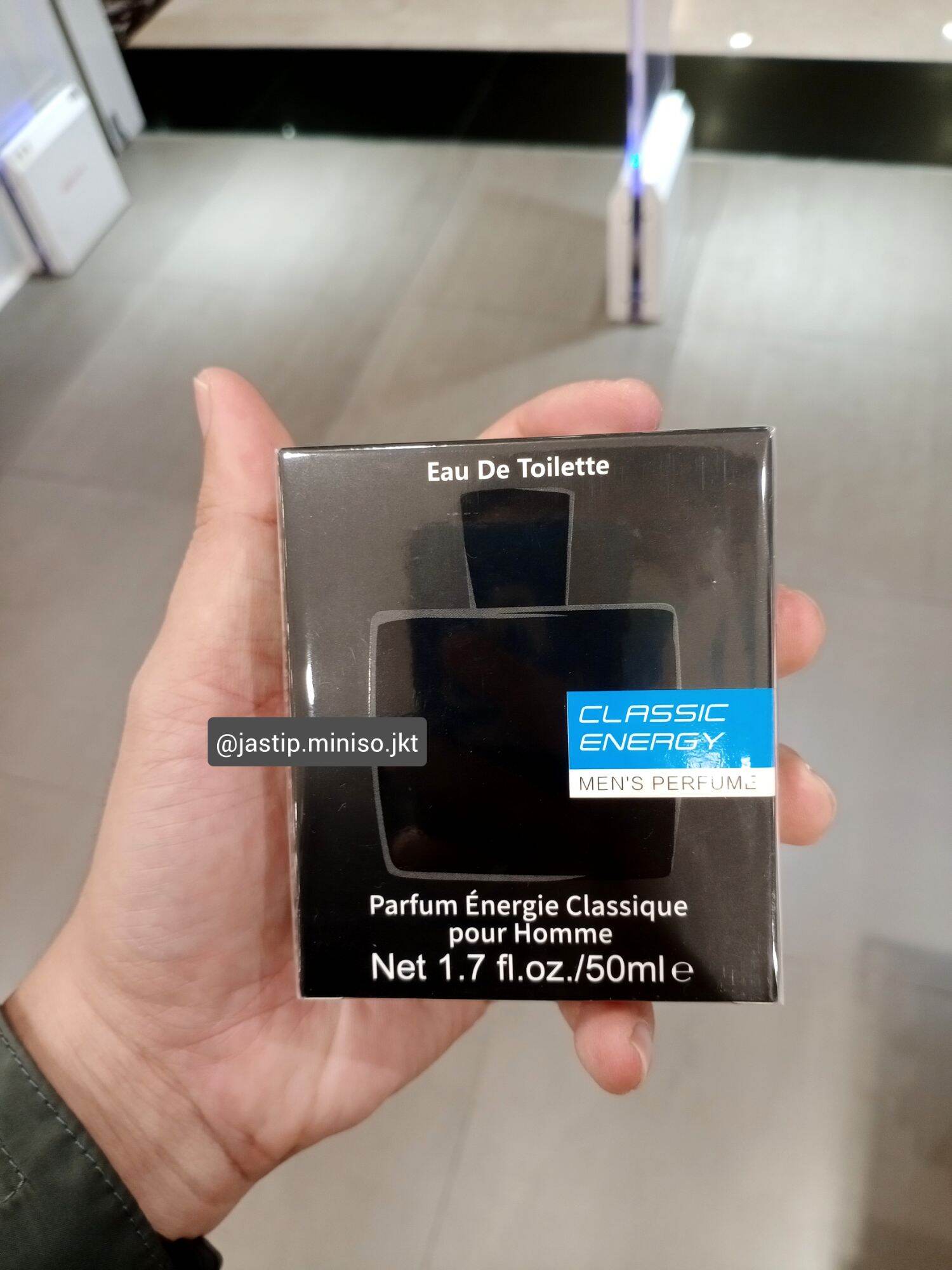 MINISO 🆕 Parfum Cowok EDT CLASSIC ENERGY 50ml | Lazada Indonesia