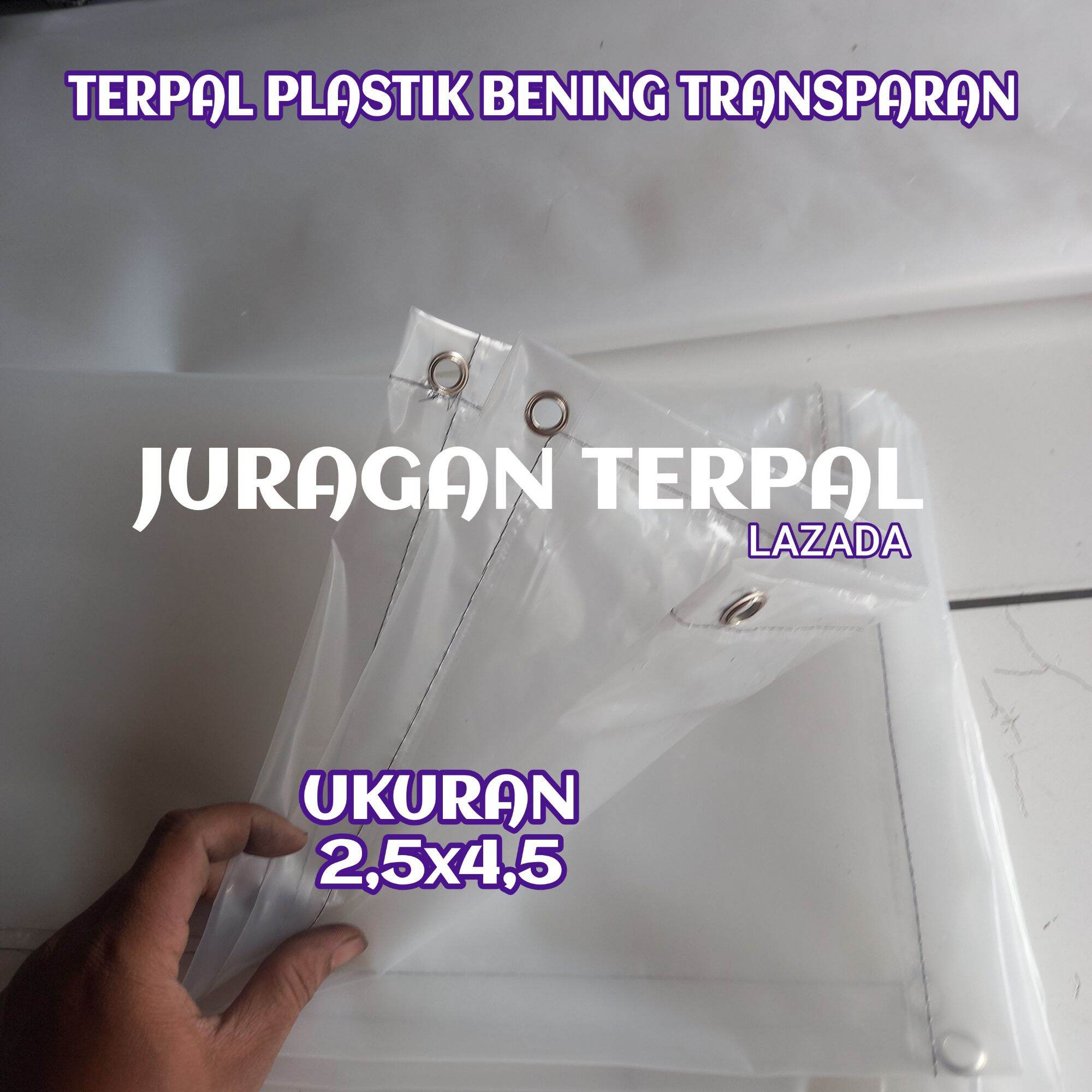 terpal plastik bening transparan ukuran 2,5x4,5 | Lazada Indonesia