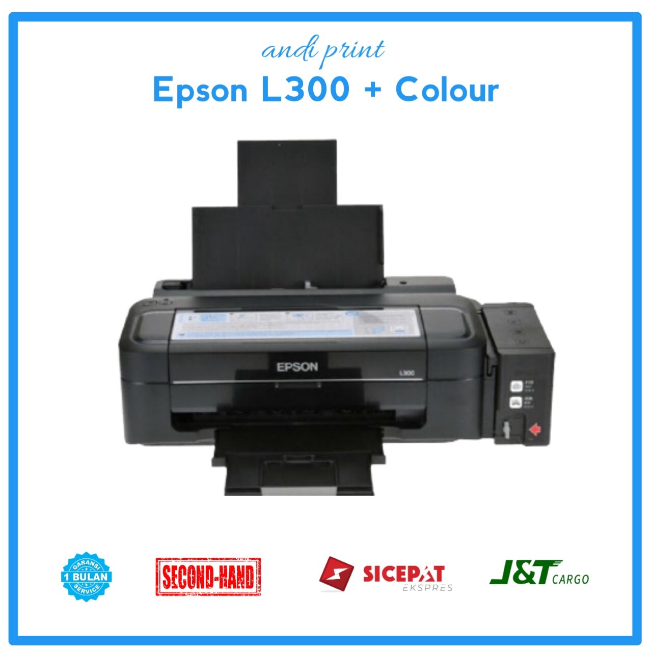 Printer warna Epson L300 + Tinta baru Nozzle full | Lazada Indonesia