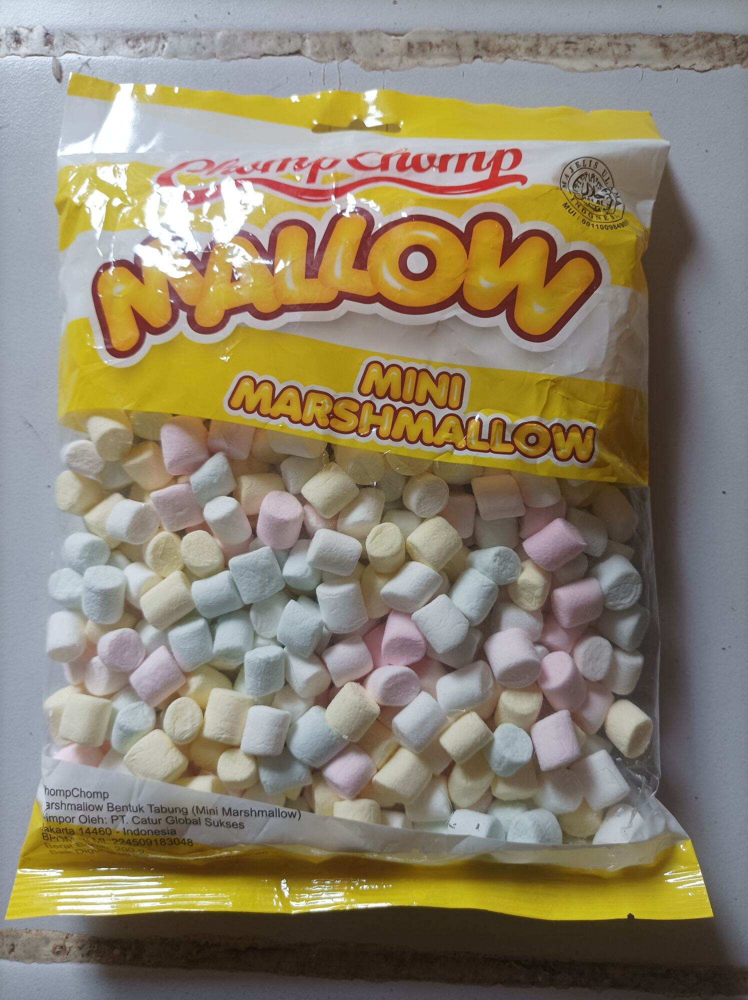 MALLOW MARSHMALLOW 200 GRAM MINI MAARSHMALLOW BISA UNTUK MANUSIA DAN ...