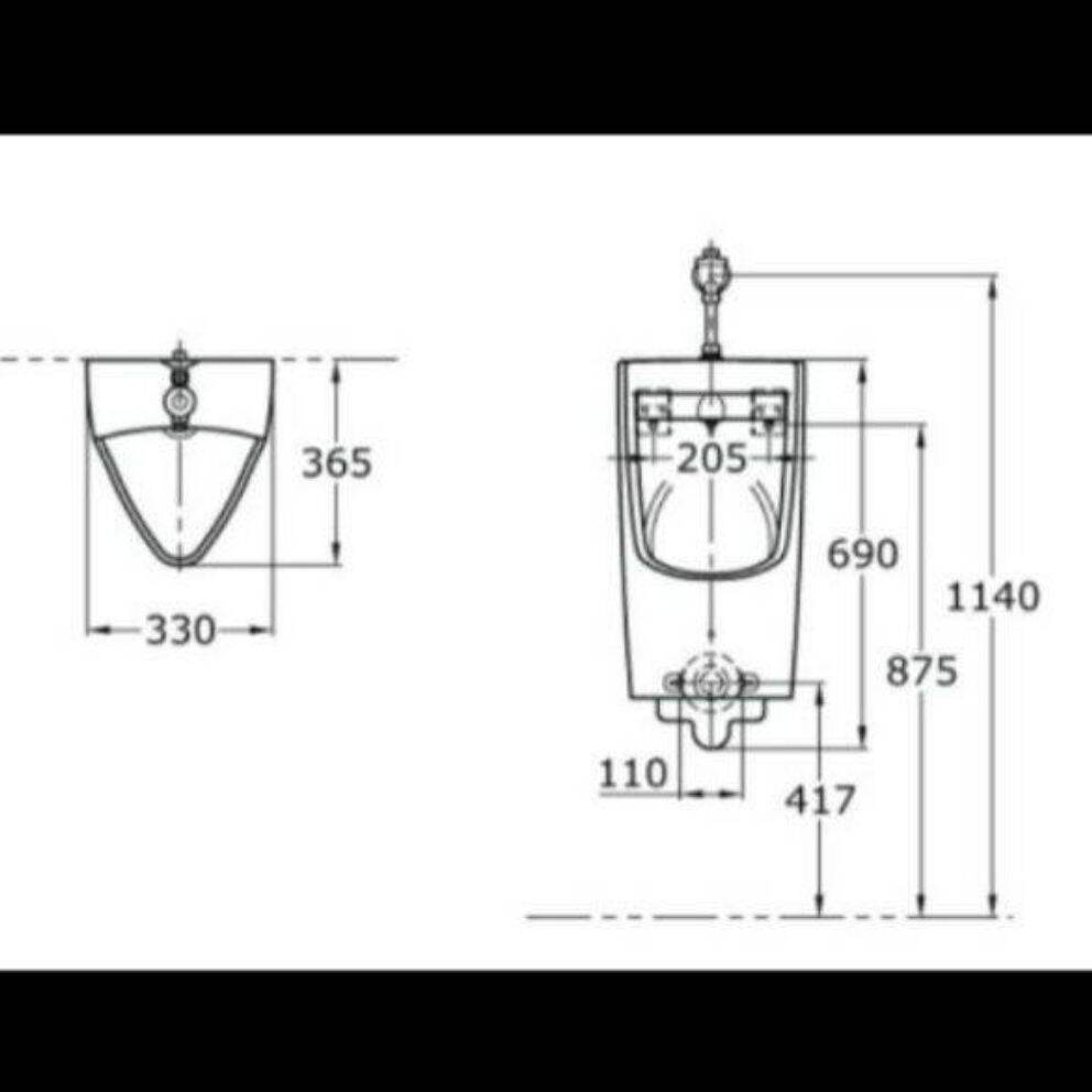 Urinal TOTO UW 58 JM lengkap Push Kran/Urinal Muslim/Urinor UW58JM TOTO ...