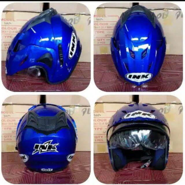helm ink double visor original merk ajk ber sni | Lazada Indonesia
