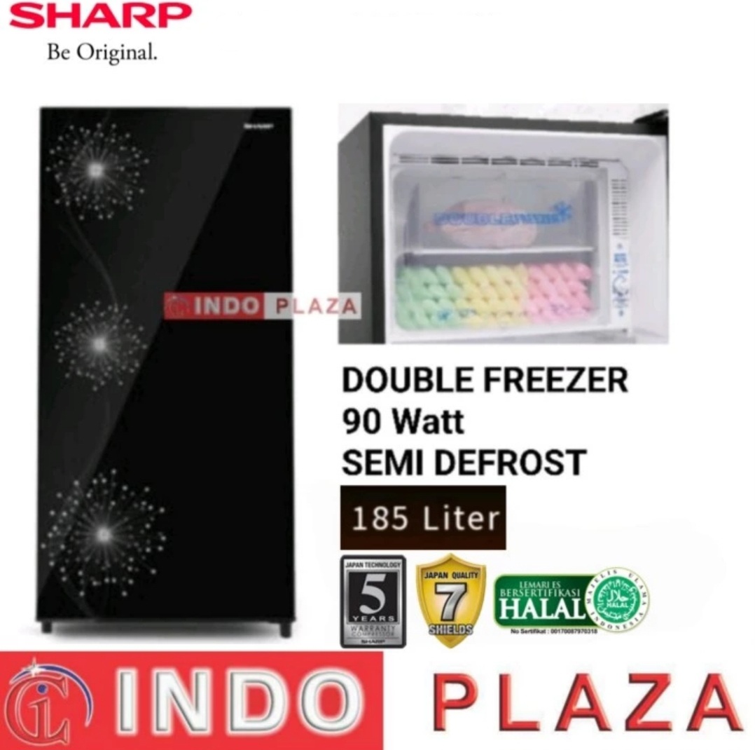 KULKAS SHARP 1 PINTU SJ-X197W-DW Double Freezer | Lazada Indonesia