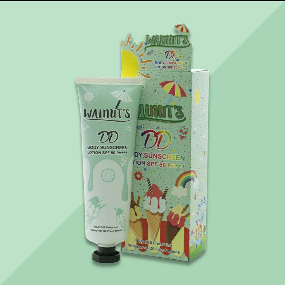 DD Walnut Body Sunscreen Lotion SPF 50 PA +++ Original Thailand ...