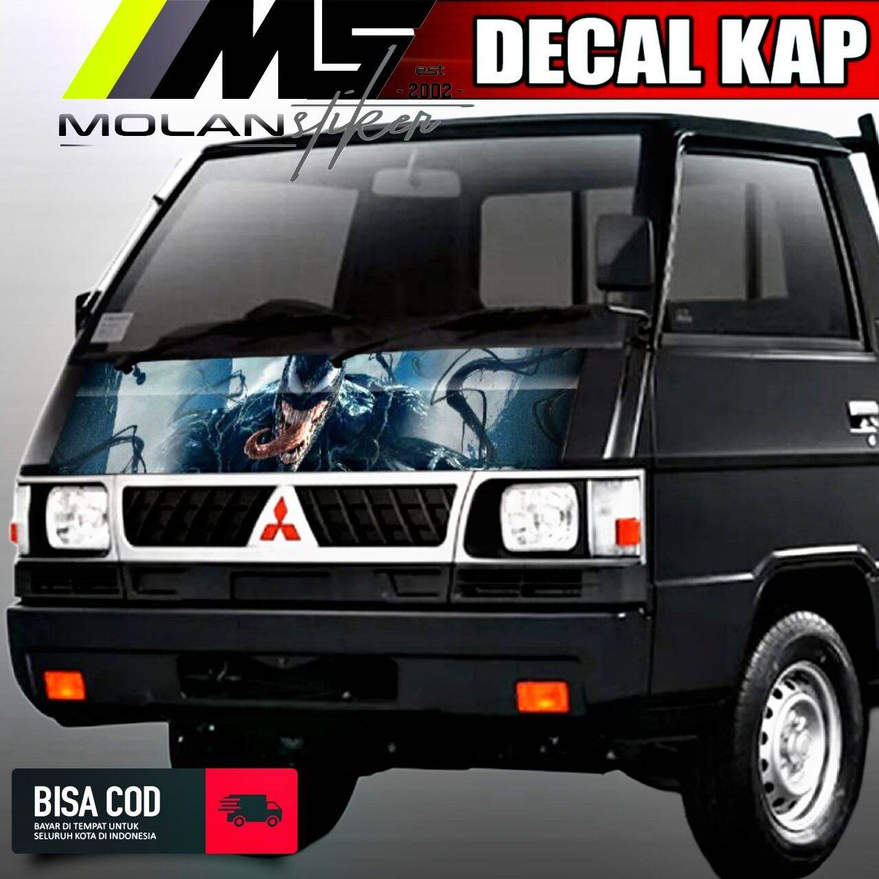 Decal Sticker Striping Variasi Kap/Kabin L300 Pickup - Decal Kabin ...