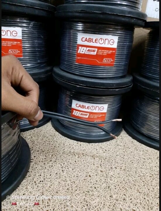 Kabel Speaker 18 Awg 2 Jalur CABLEONE 200 Feet 60 Meter Harga Per Rol ...