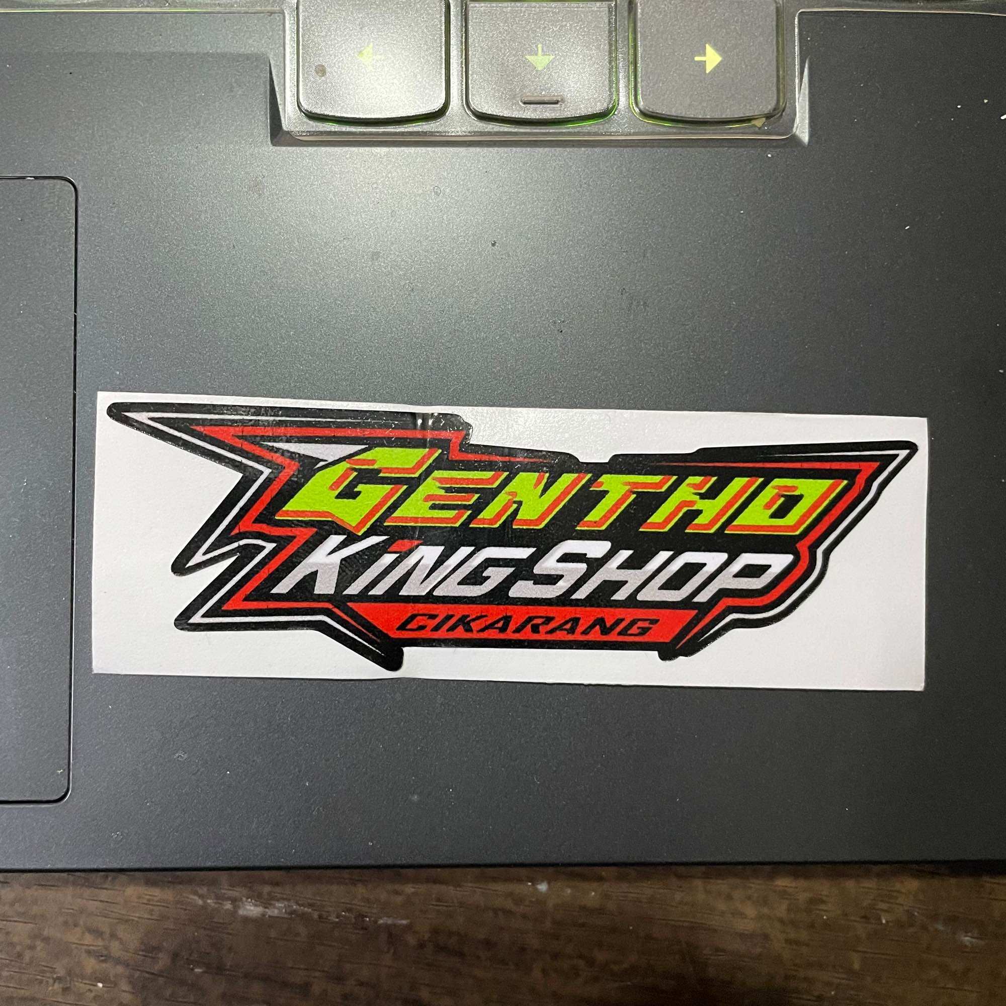 STIKER STICKER GENTHO KINGSHOP | Lazada Indonesia