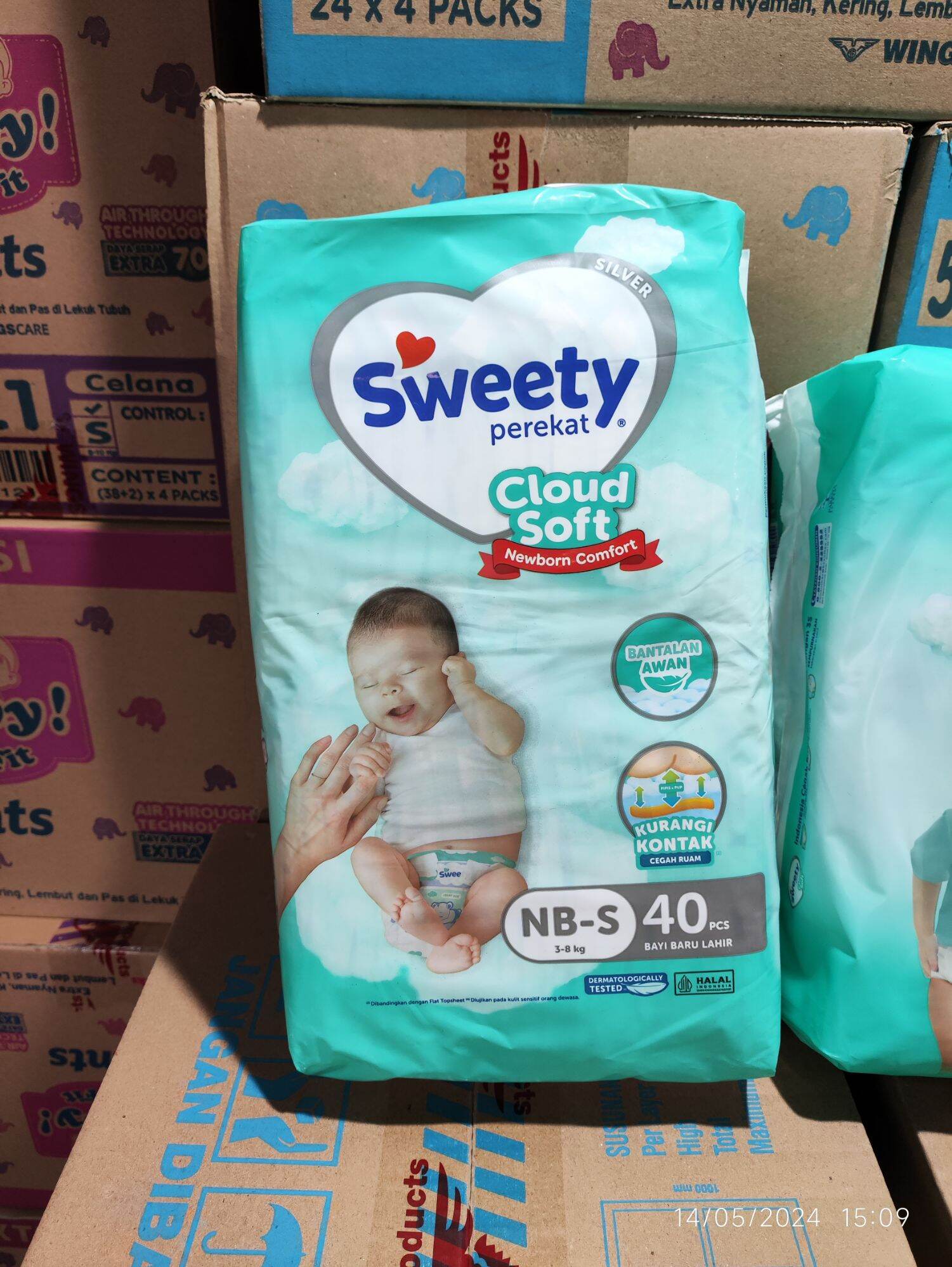 Sweety silver Nbs40/M28/L26/XL24 | Lazada Indonesia