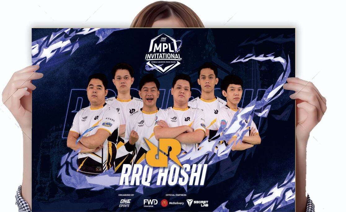 Poster RRQ ( Poster RRQ Tim Esport Mobile Legend ) | Lazada Indonesia