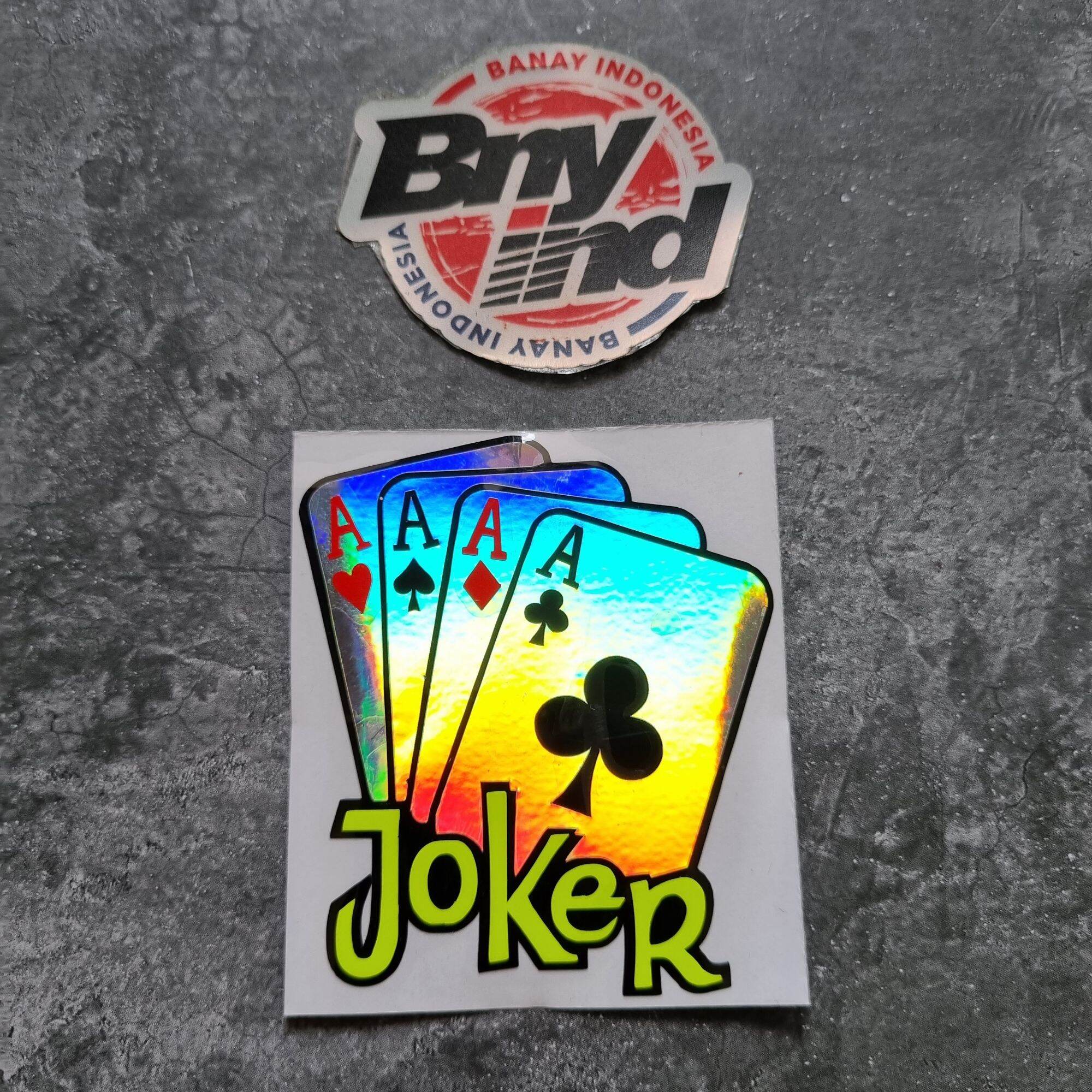 STICKER STIKER KARTU AS JOKER CUTTING | Lazada Indonesia