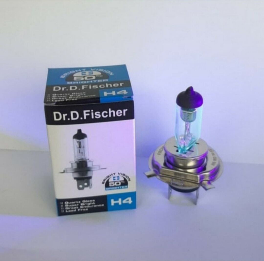 BOHLAM LAMPU HALOGEN MOBIL H4 12V 100/90W ORIGINAL DR.D.FISCHER GERMANY ...