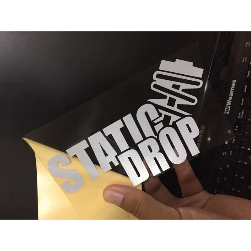 Static Drop Sticker