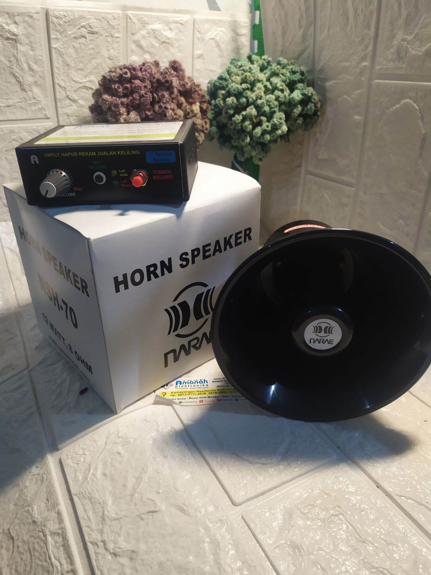 alat pengeras suara untuk jualan keliling hapus rekam simple praktis ...