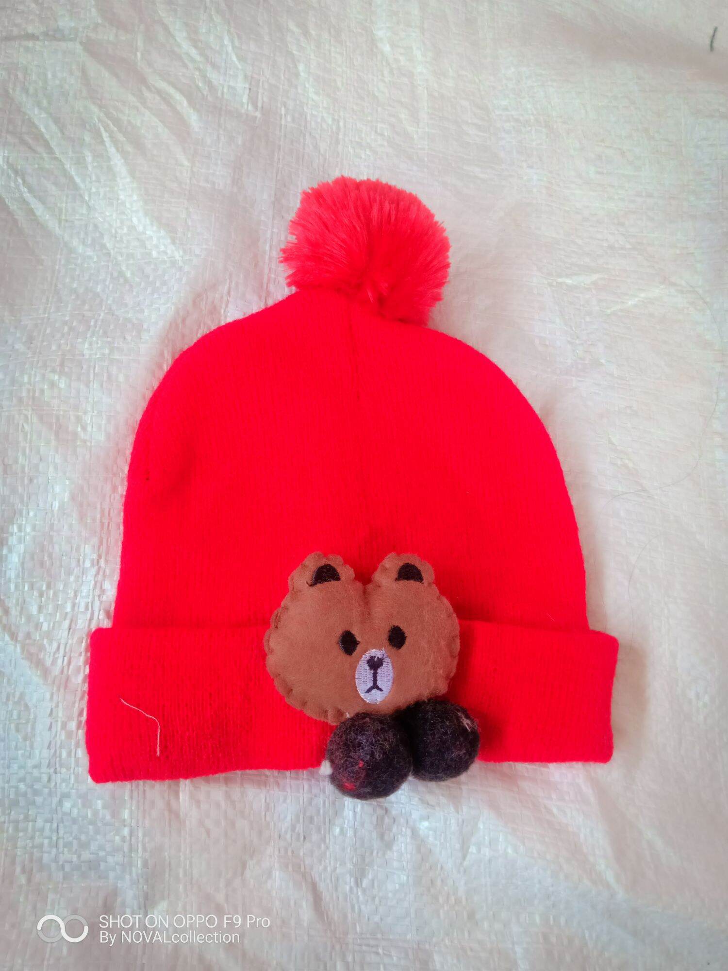 Kupluk bayi boneka beard jambul satu free nama kuluk bayi bisa bordir ...