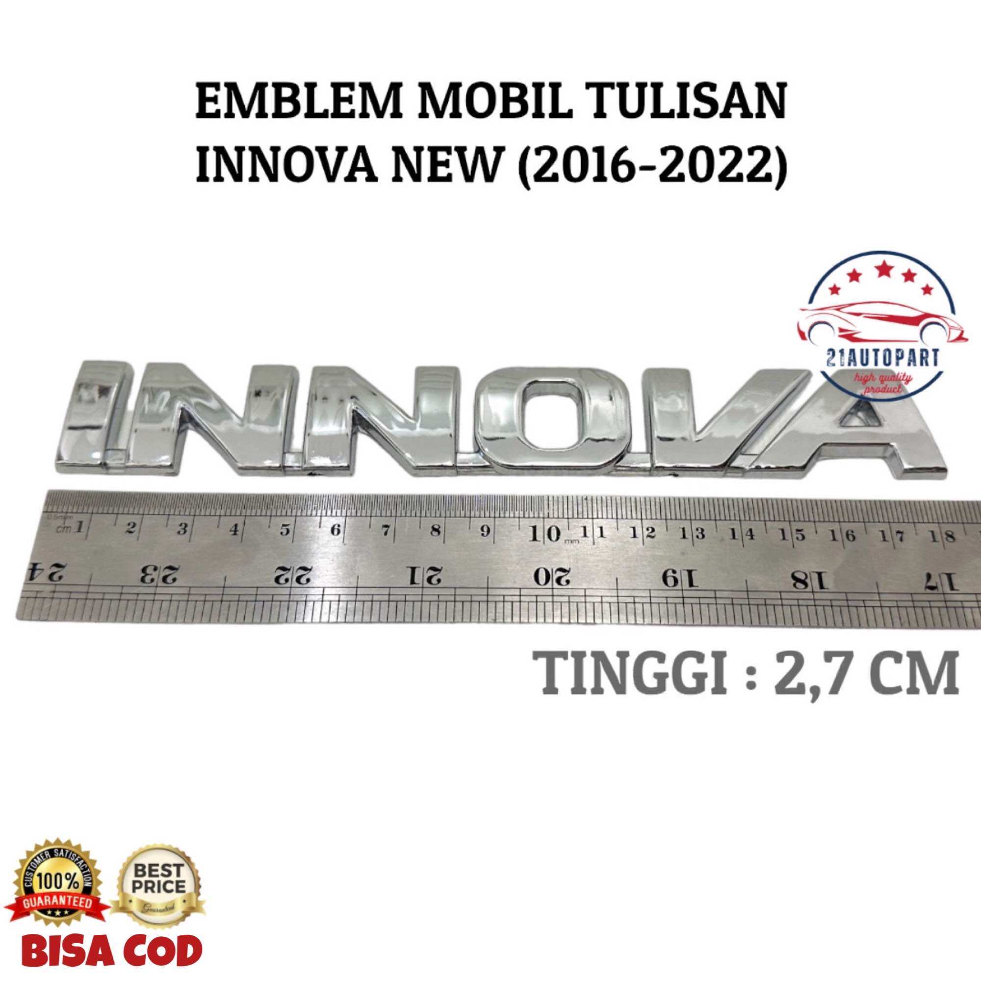 Emblem Mobil Tulisan Innova New (2016-2022) | Lazada Indonesia