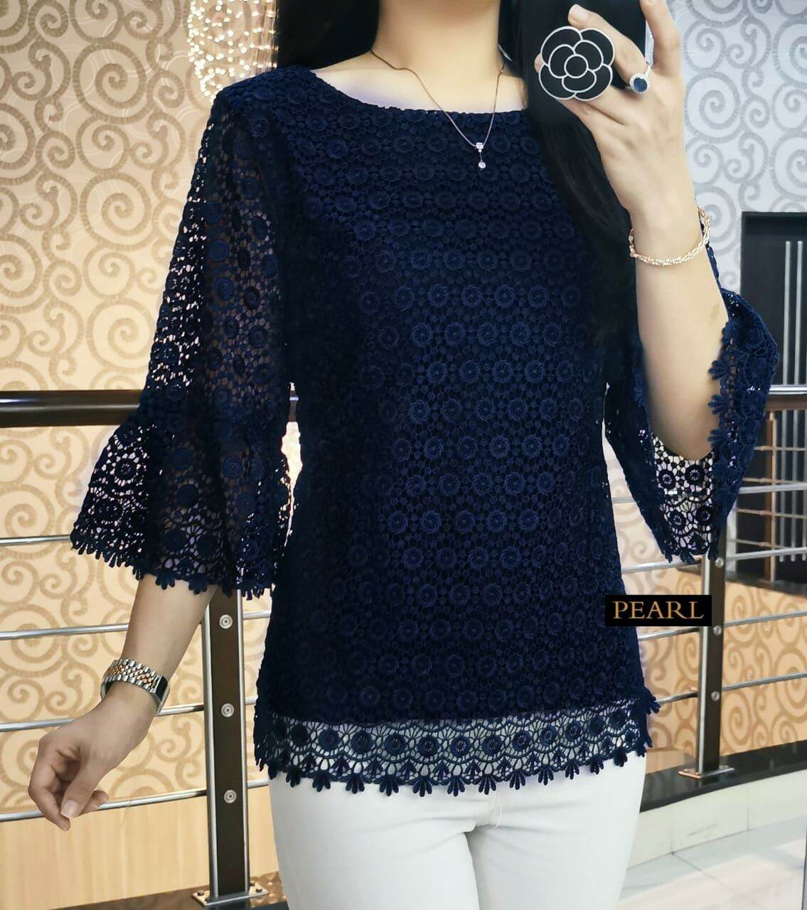Blus Brokat Super Premium | Lazada Indonesia