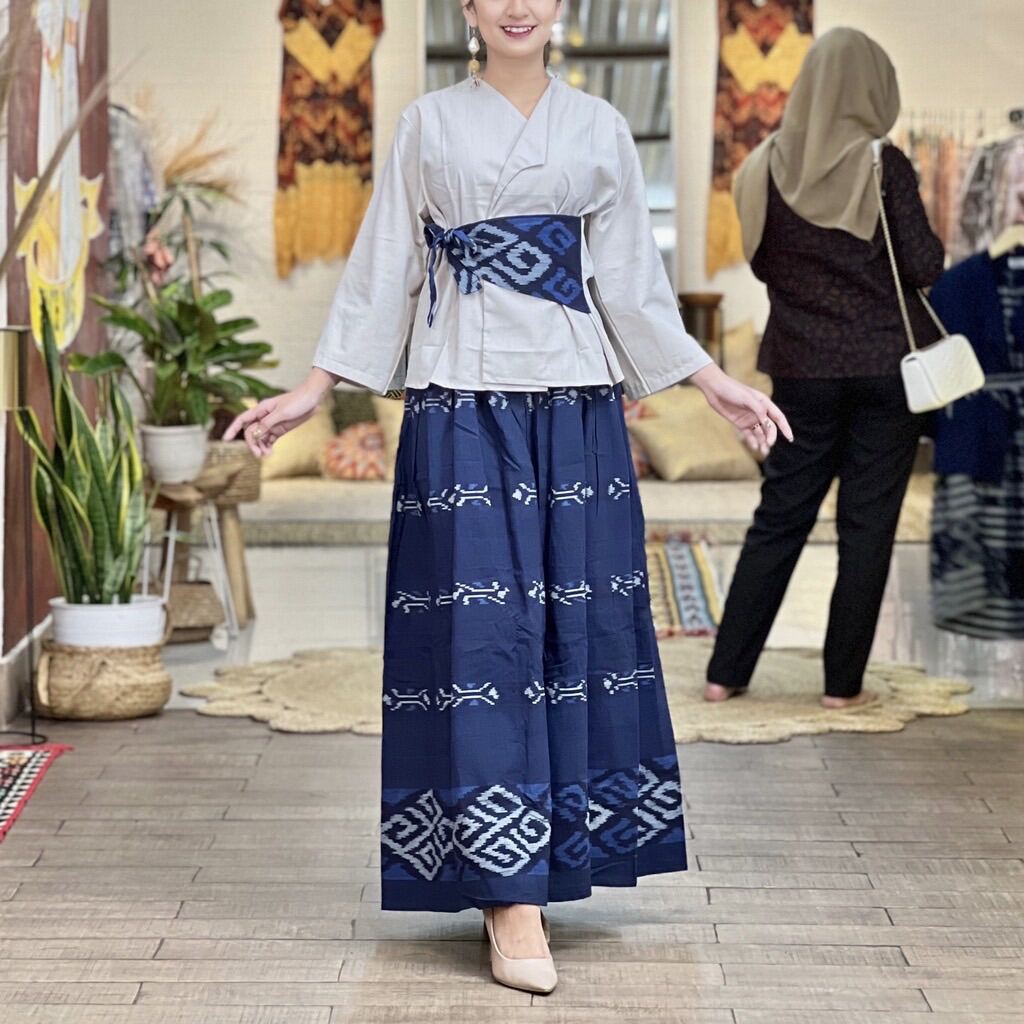 Set Baju Tenun baju + rok | Lazada Indonesia