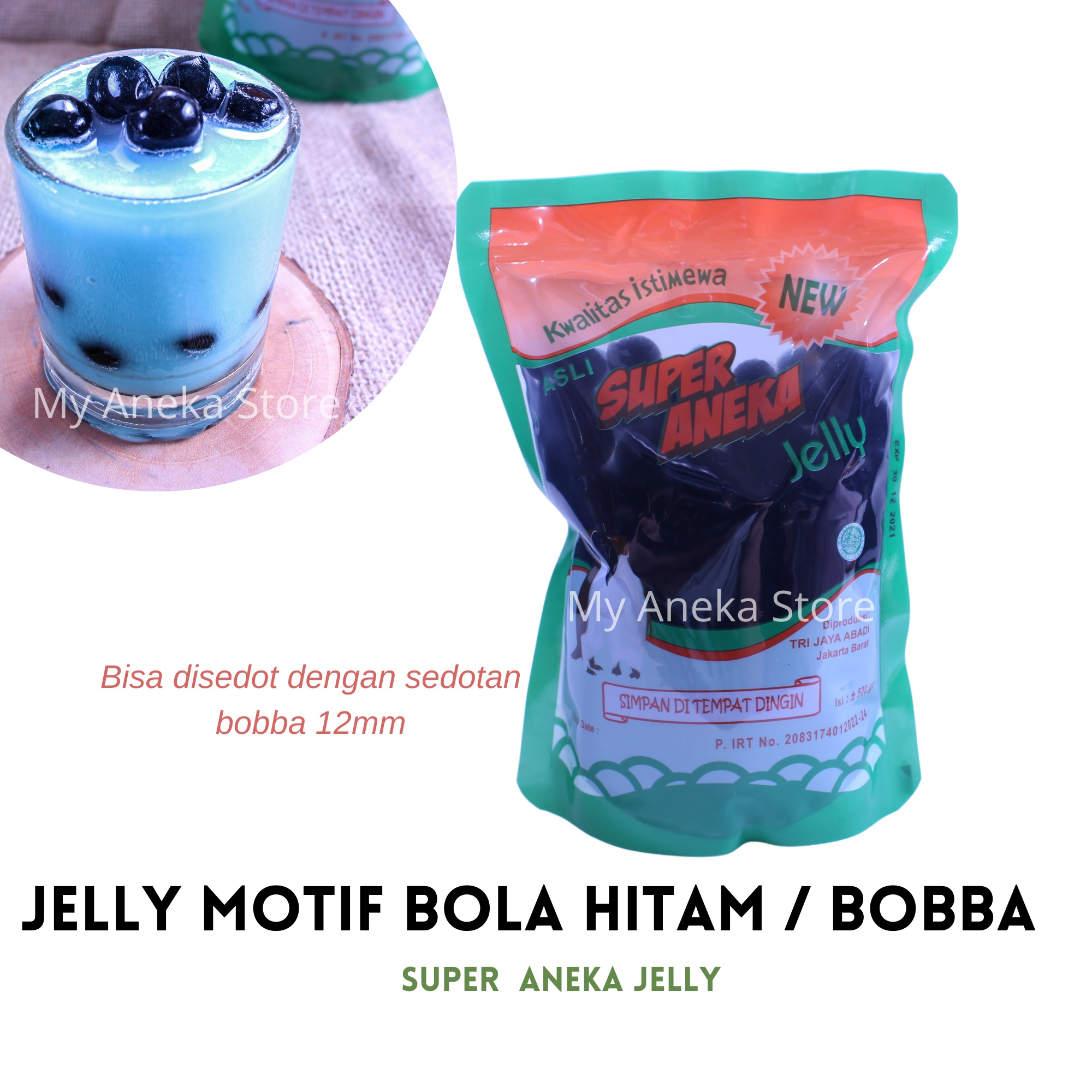 Jelly motif Bola Hitam / Bobba “super Aneka jelly” | Lazada Indonesia