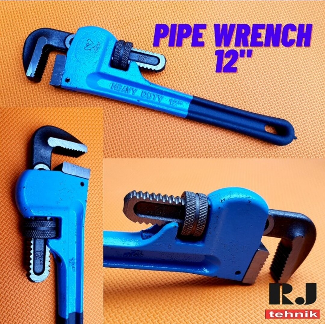Kunci Pipa Heavy Duty Pipe Wrench 10 - 12 inch | Lazada Indonesia
