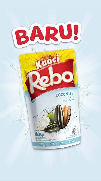 kuaci rebo rasa coconut / rasa kelapa ukuran besar | Lazada Indonesia