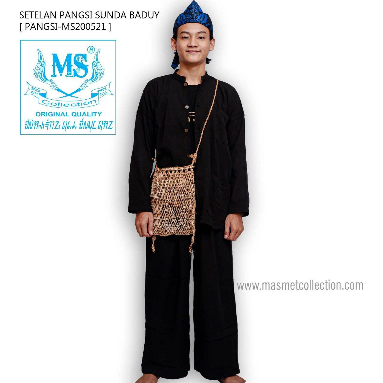 Baju Pangsi Baduy + Iket + Tas Koja | Lazada Indonesia
