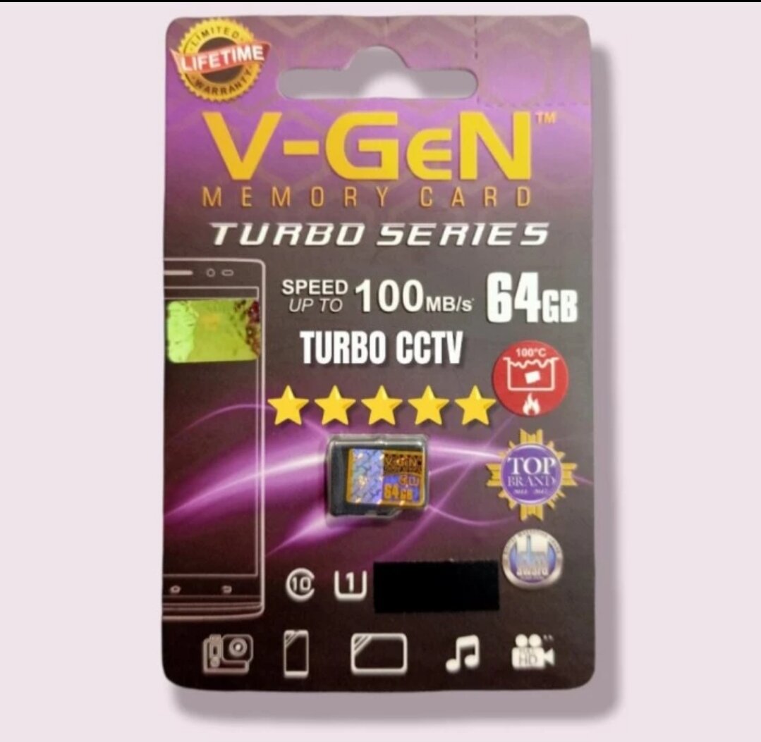 ORIGINAL MICRO SD CARD VGEN 64GB TURBO CLASS 10 | Lazada Indonesia