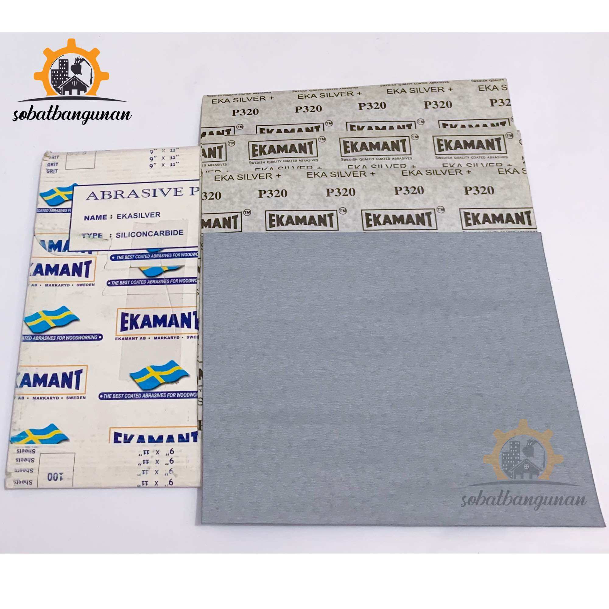 Amplas Silver 320 merk EKAMANT | Lazada Indonesia