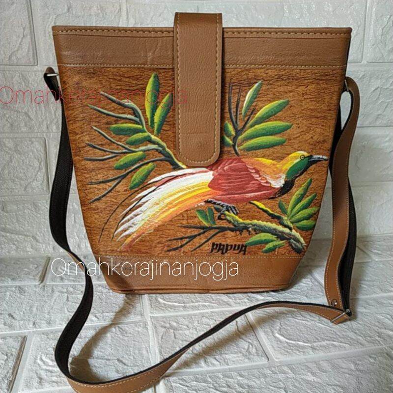 tas kulit kayu khas papua, tas papua | Lazada Indonesia
