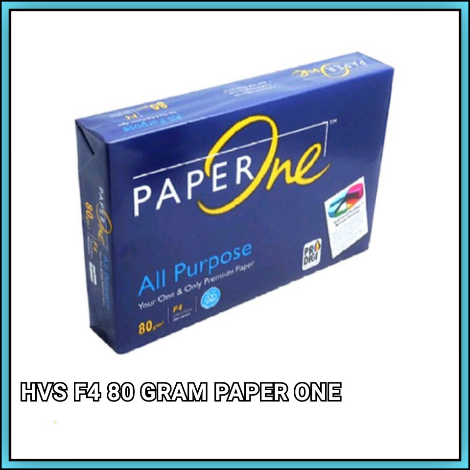 Kertas Hvs F4 80 Gram Paper One Isi 100 Lembar ( ECER ) | Lazada Indonesia