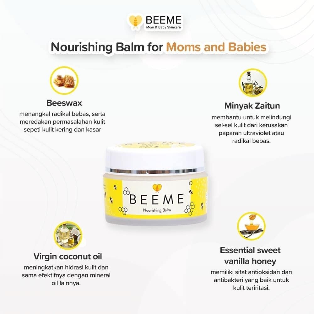 Beeme Nourishing Balm / Skincare Ibu Dan Anak / Skin Care Baby | Lazada ...