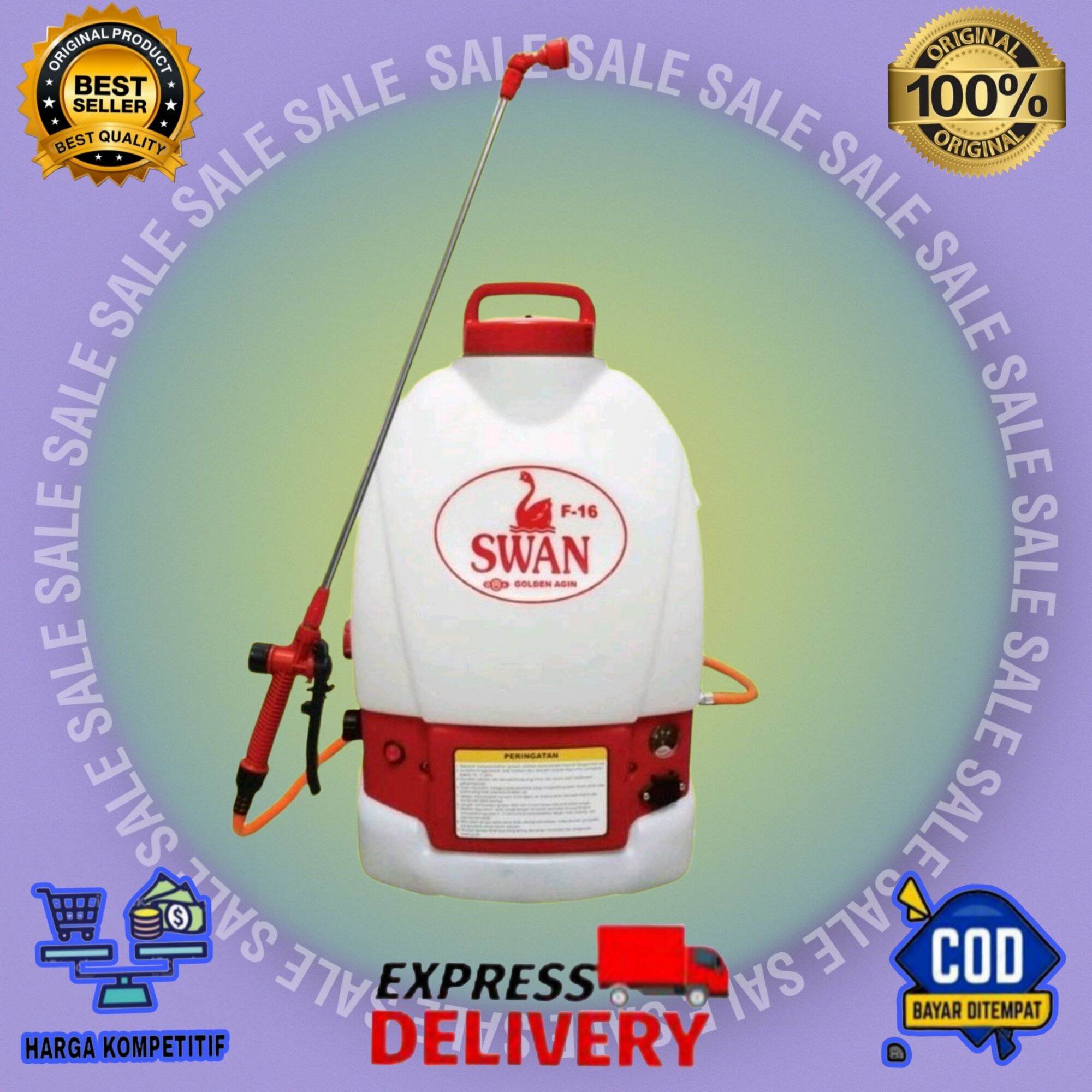 tangki Sprayer elektronik swan f-16 kapasitas 16 liter 1 unit lengkap ...