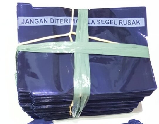 SEGEL GALON POLOS BIRU DONGKER 1000 PCS | Lazada Indonesia