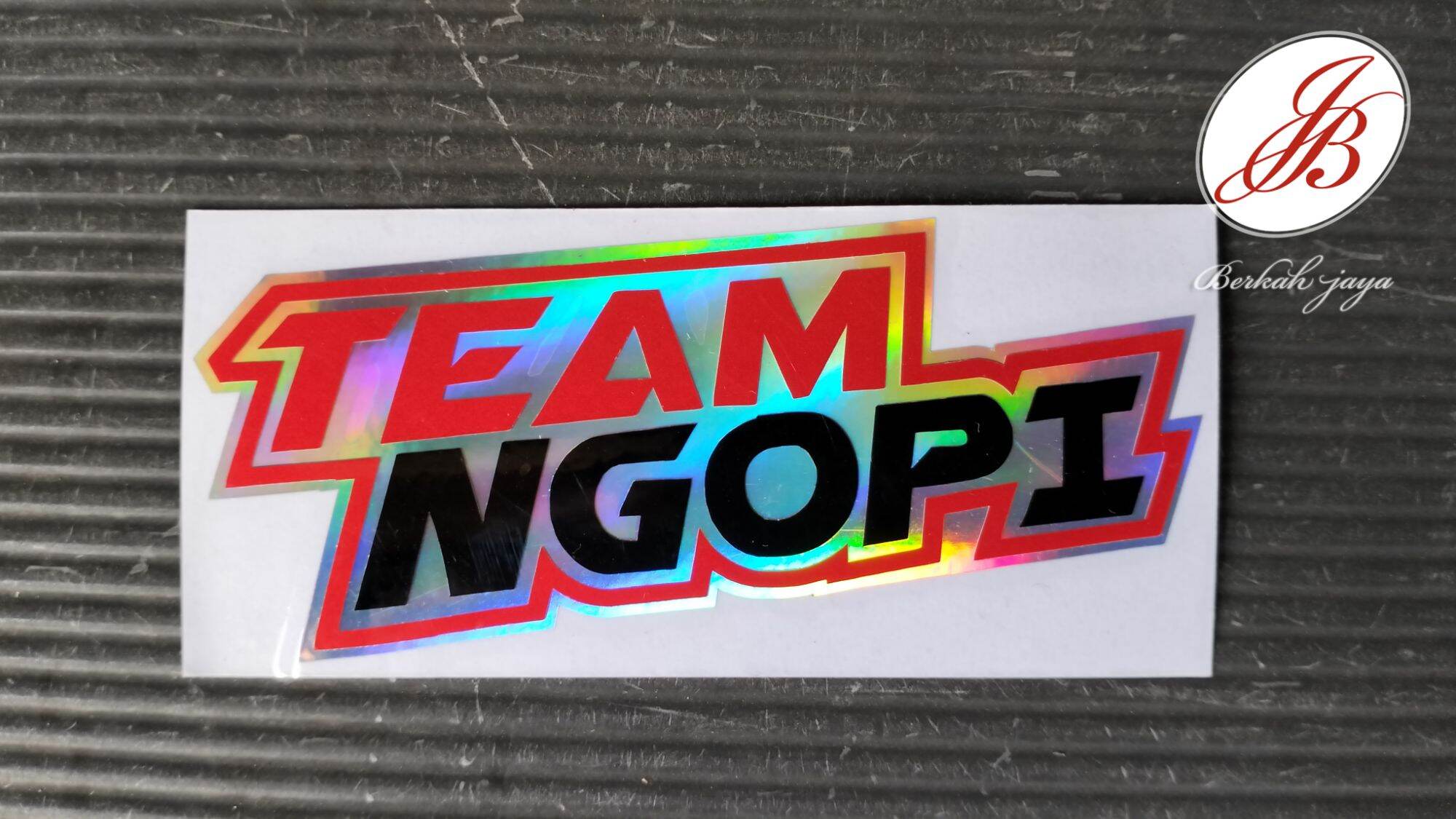 Cutting Sticker Stiker Team Ngopi Stiker gaul motor | Lazada Indonesia