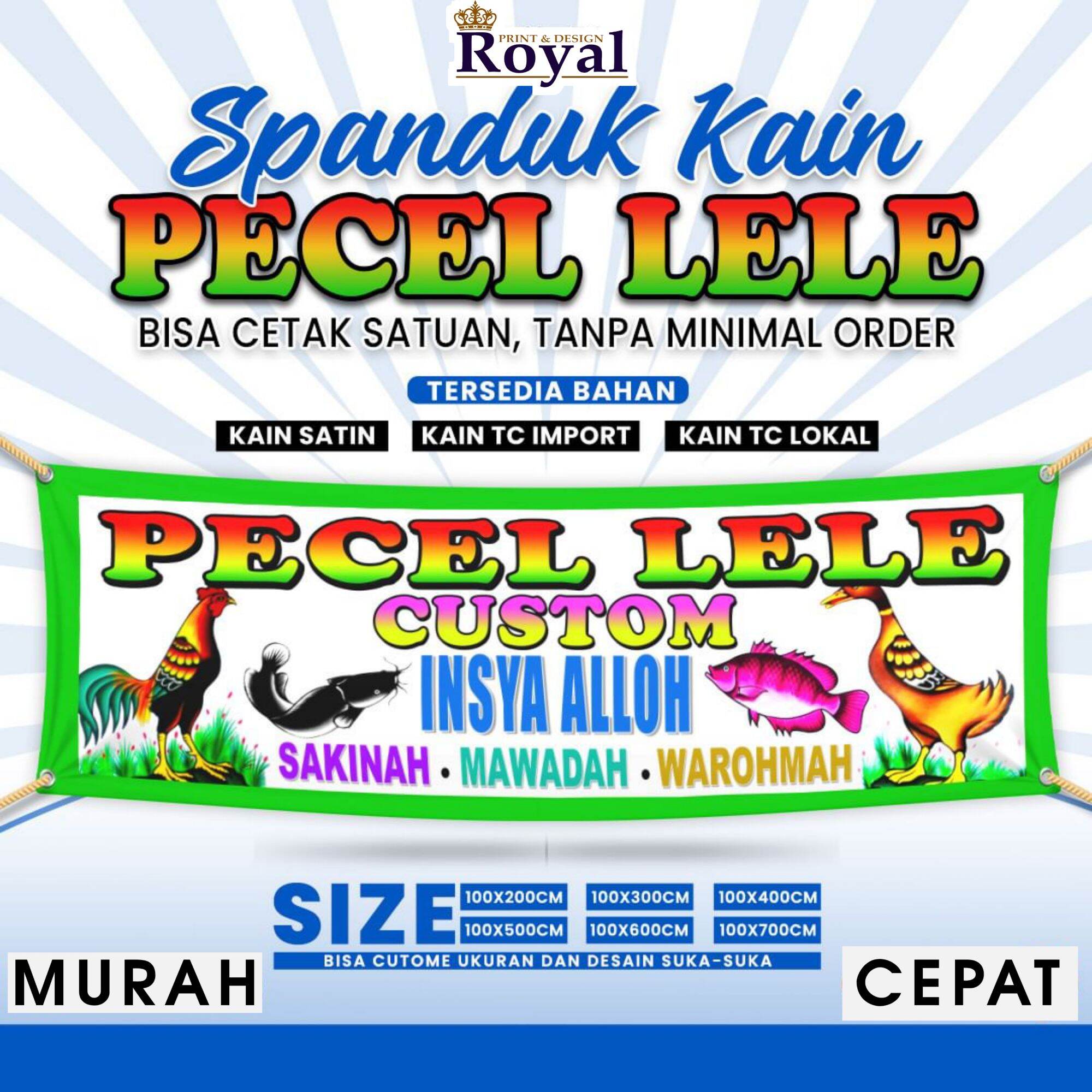 CETAK SPANDUK KAIN PECEL LELE TERMURAH - SPANDUK PECEL LELE - CETAK ... CETAK SPANDUK KAIN PECEL LELE TERMURAH - SPANDUK PECEL LELE - CETAK ...