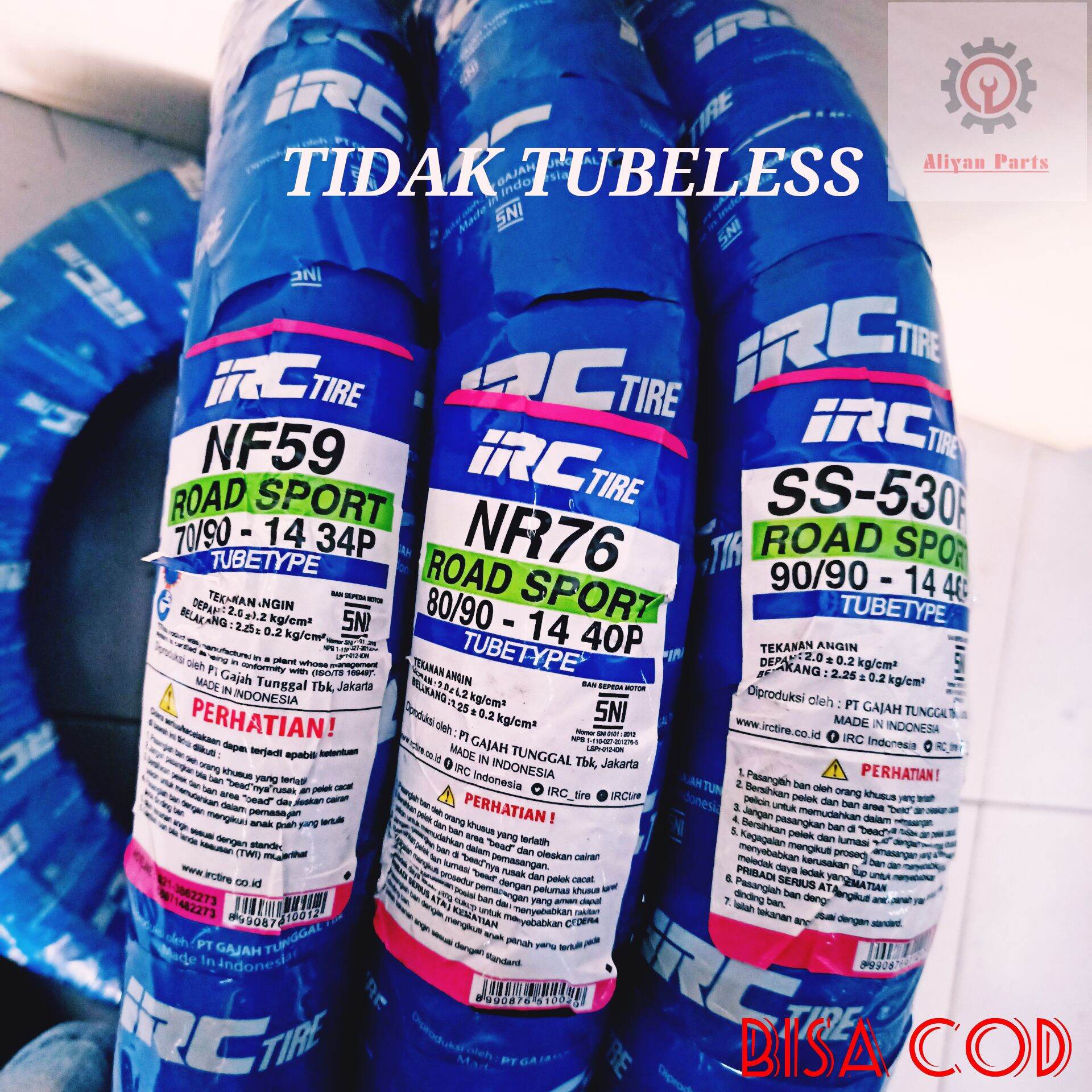 Ban Luar Motor Matic Beat Vario Mio Original Baru IRC Ban Luar Ring 14 ...