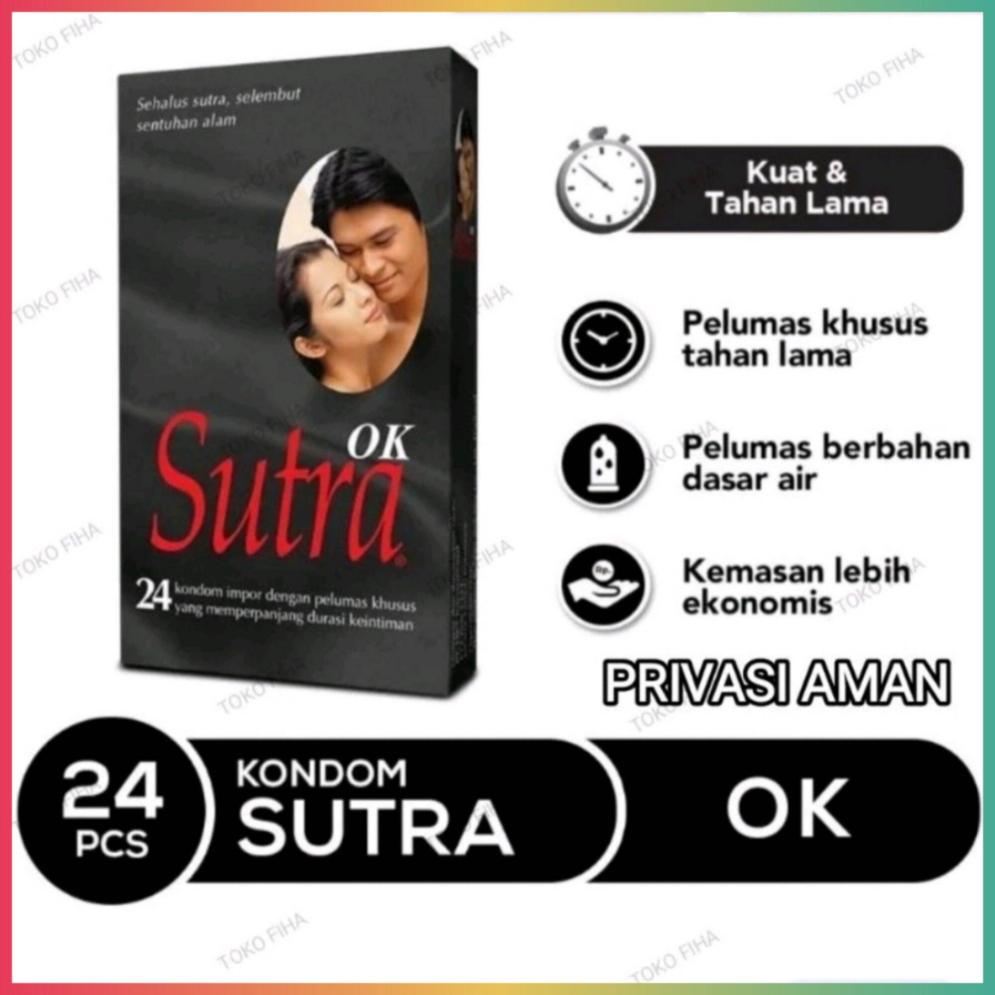 Kondom Sutra Merah Gerigi OK - 12Pcs/24Pcs | Lazada Indonesia