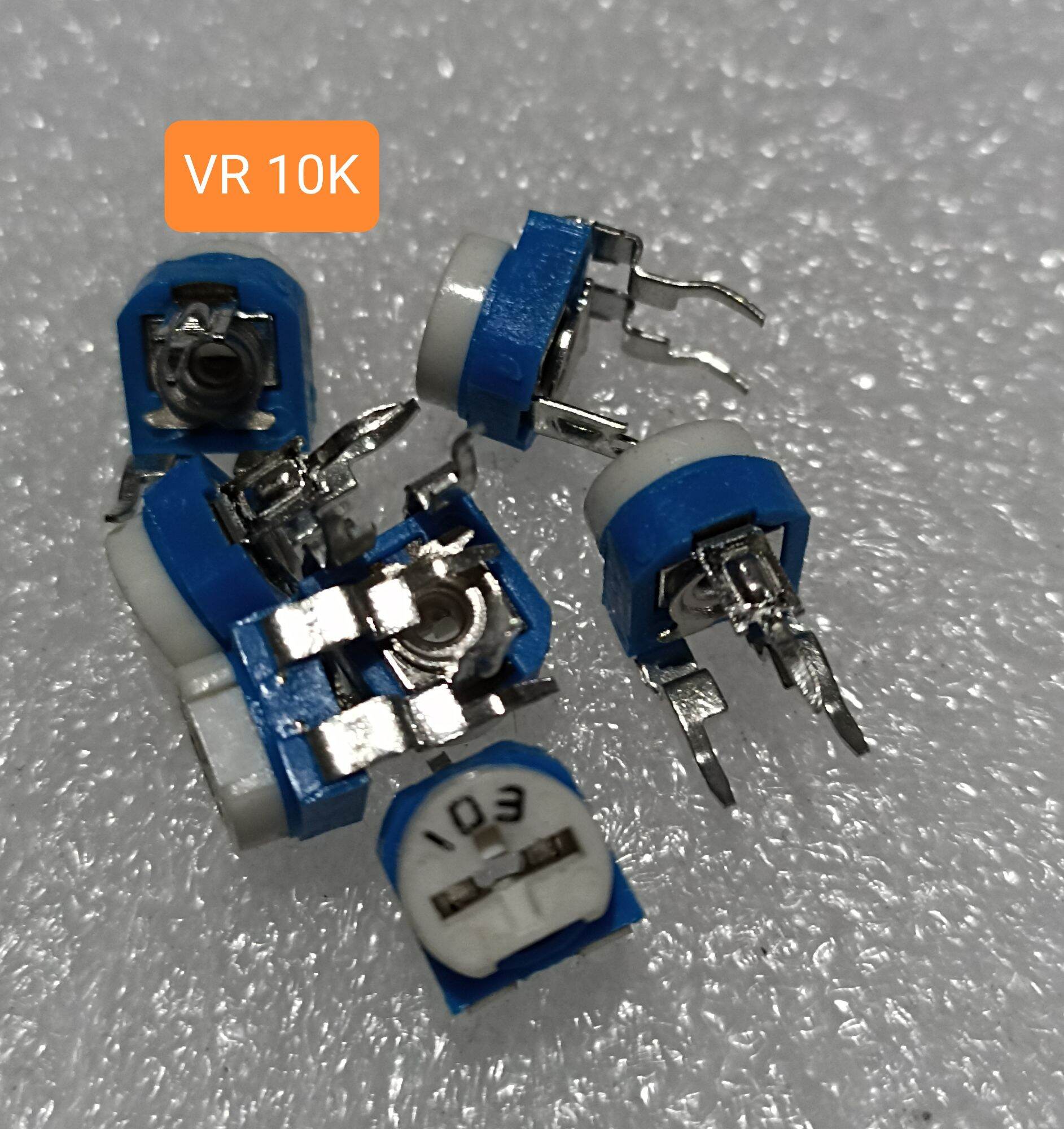 5buah Trimpot 10k ( 103 ) Trimpot Trimmer Variable Vertical Vr Blue ...