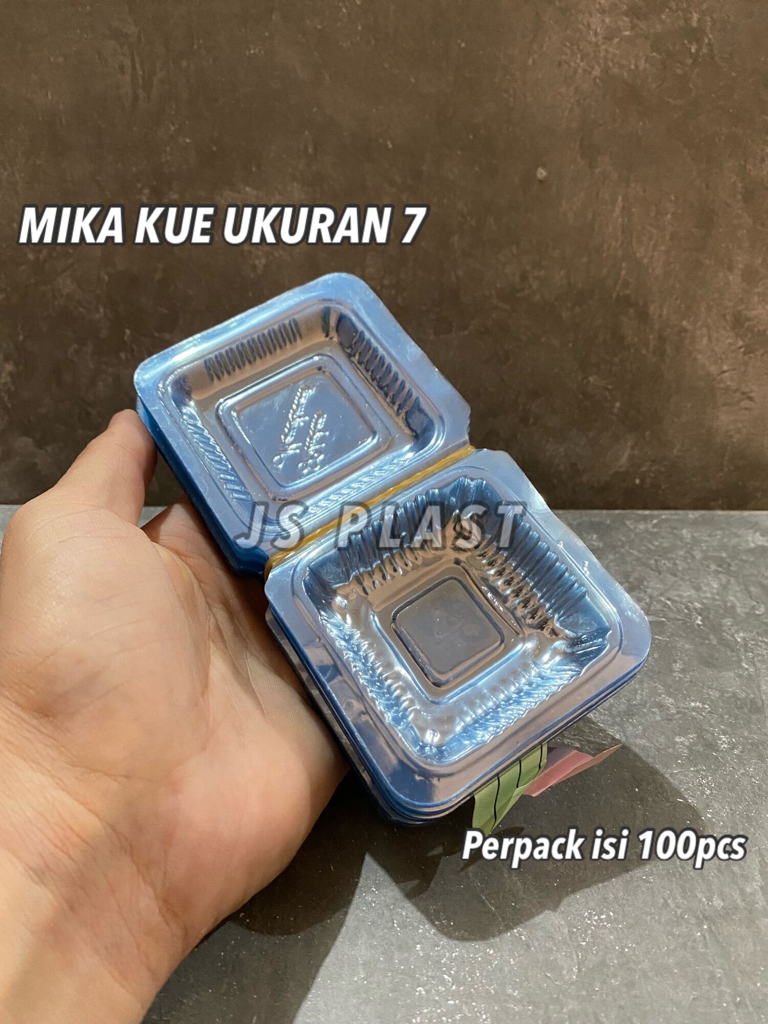 (ISI 100pcs) Mika Kue Ukuran 7 - Mika Plastik 7 - Mika Bolu Ukuran 7 ...