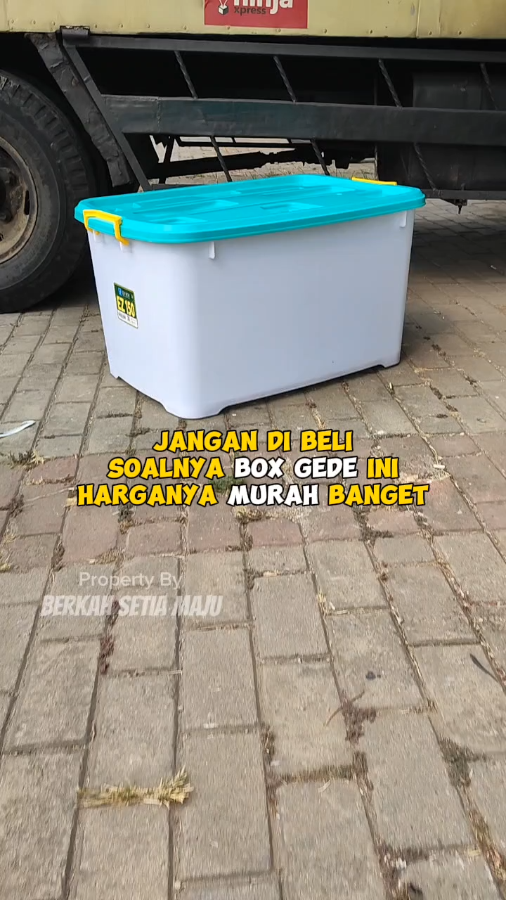 [cod] CONTAINER BOX PLASTIK JUMBO BESAR EZY 150 LITER KOTAK SERBAGUNA ...