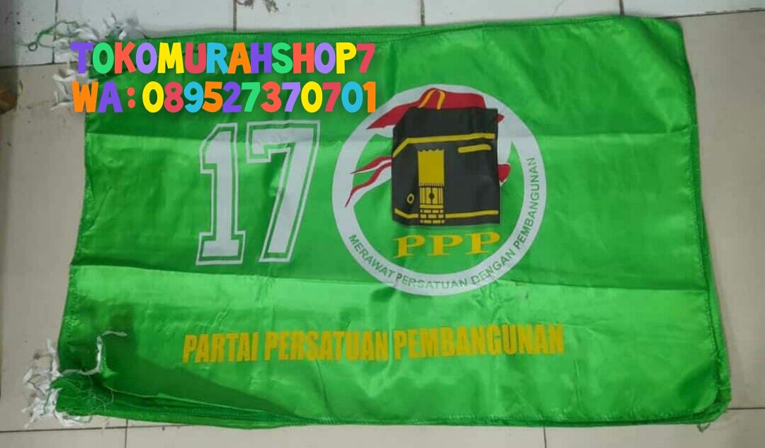 BENDERA PARTAI PPP TERBARU UKURAN 60 X 90 MINIMAL 100 PCS | Lazada ...