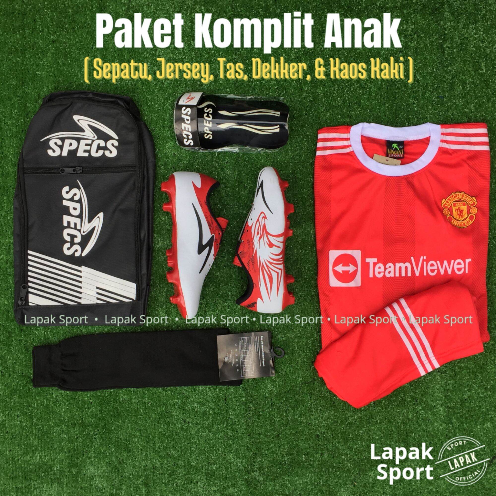 Sepatu Sepak bola Anak Specs Infinity Biru Merah Lengkap Sepatu Sepakbola Specs Anak Dragon ...